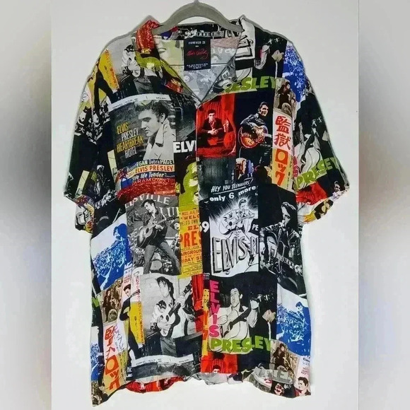 Forever 21 | Shirts | Elvis Presley Forever 2 Limited Edition Pictorial ...